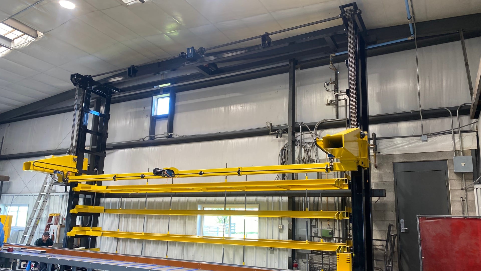 Custom Automated Material Retrieval System | Ideal Machine