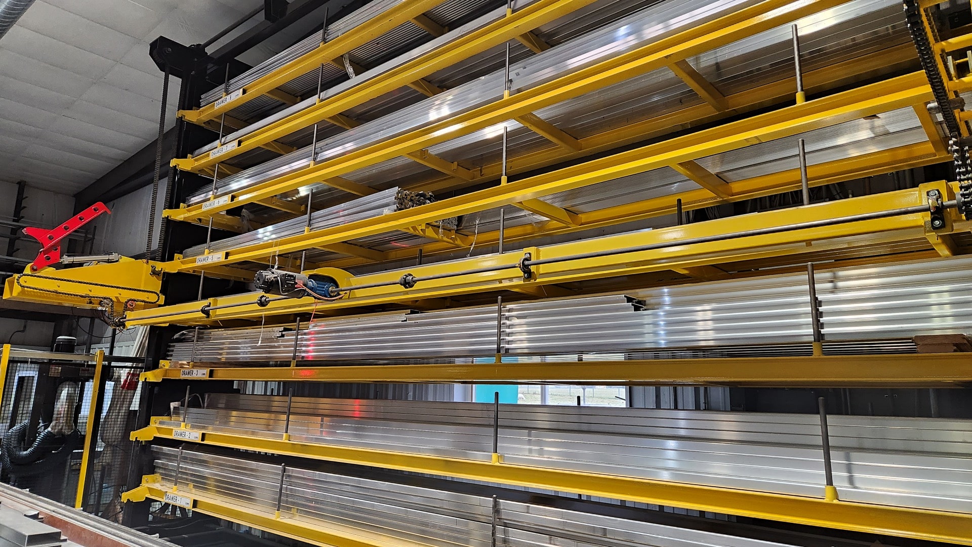 Custom Automated Material Retrieval System | Ideal Machine