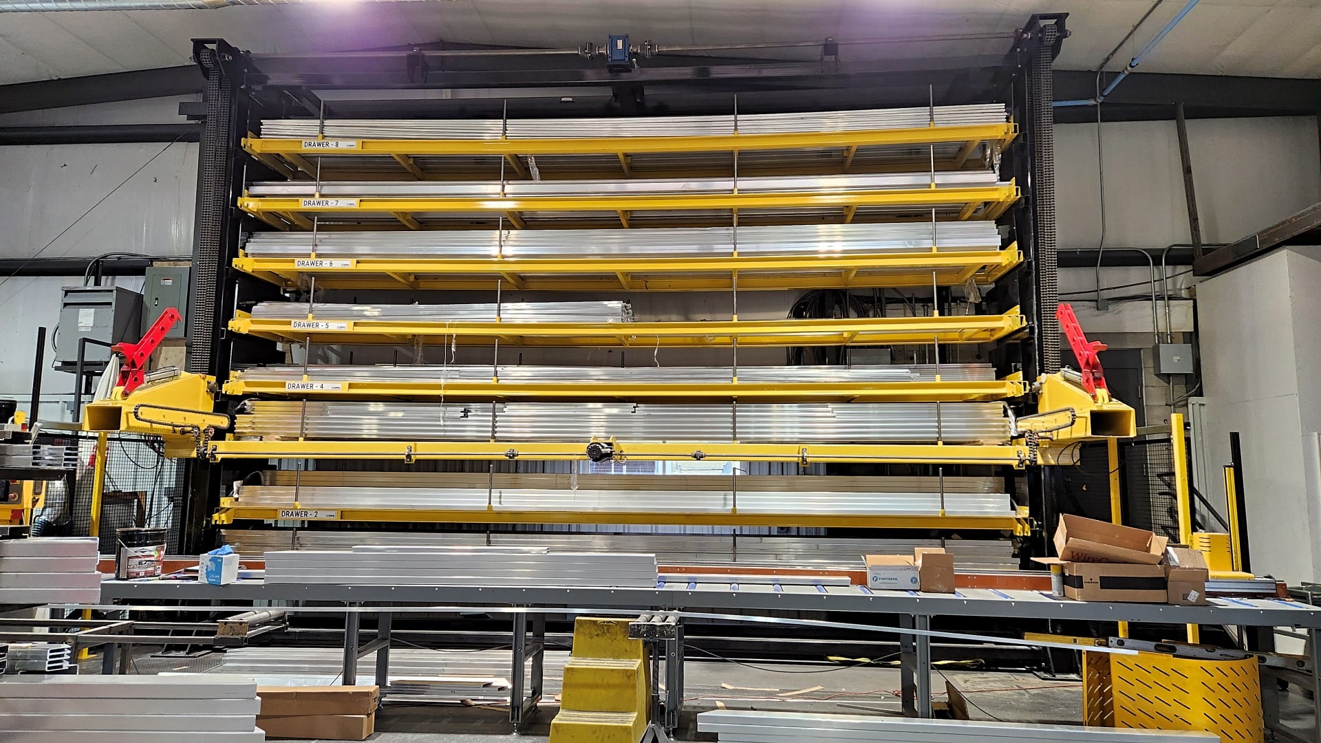 Custom Automated Material Retrieval System | Ideal Machine