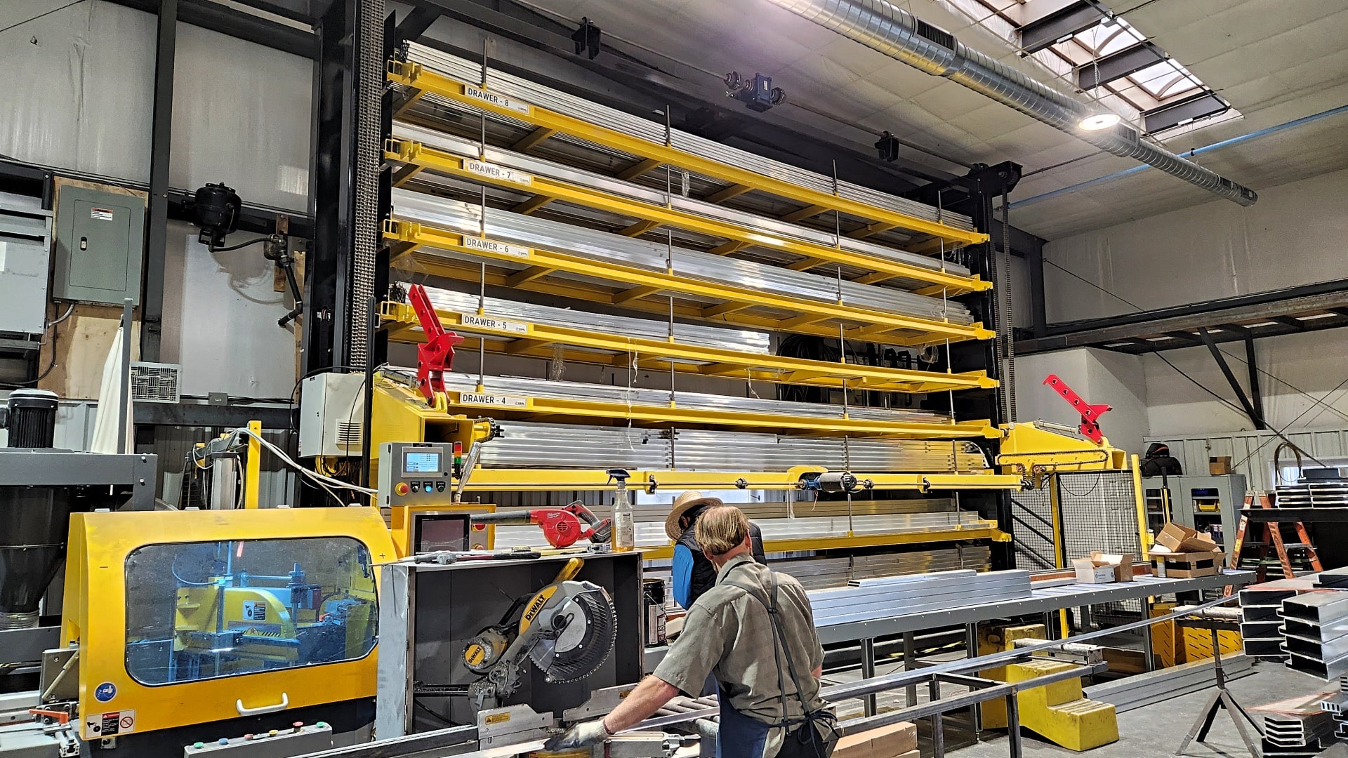 Custom Automated Material Retrieval System | Ideal Machine