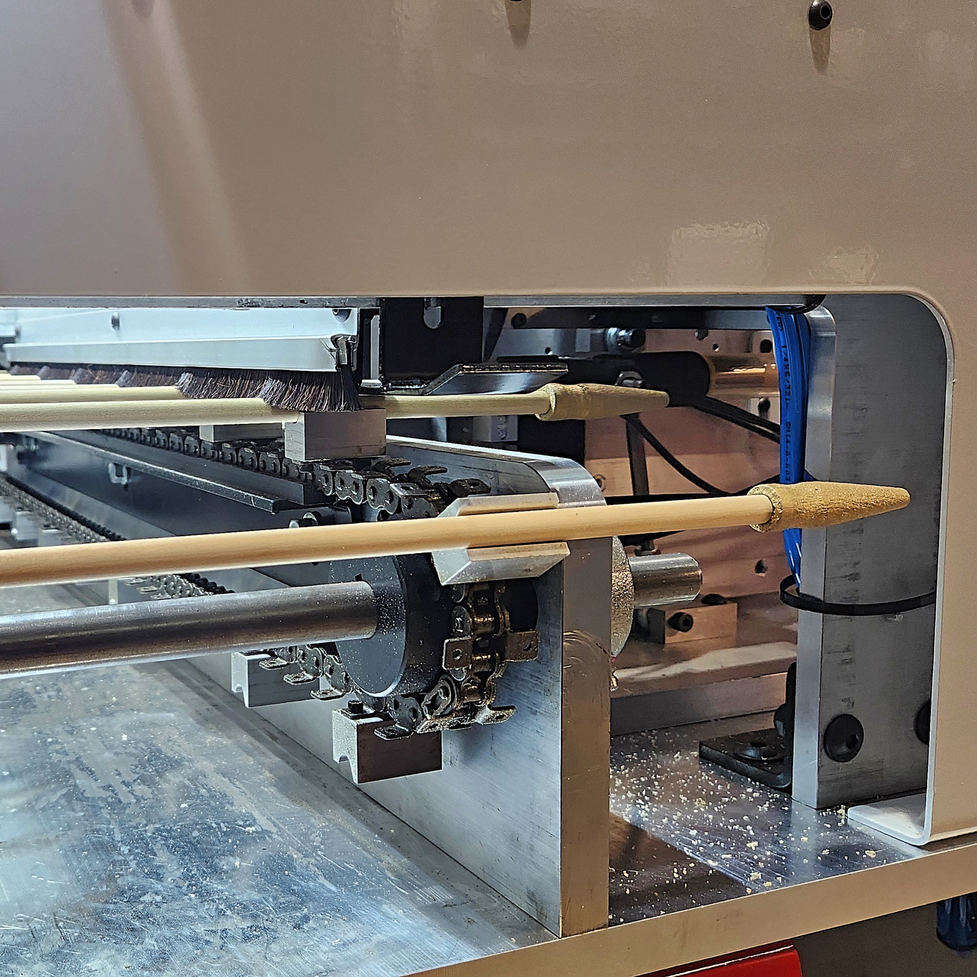 Fully Automated Stick Flag Machine | Flag Stick Nailing